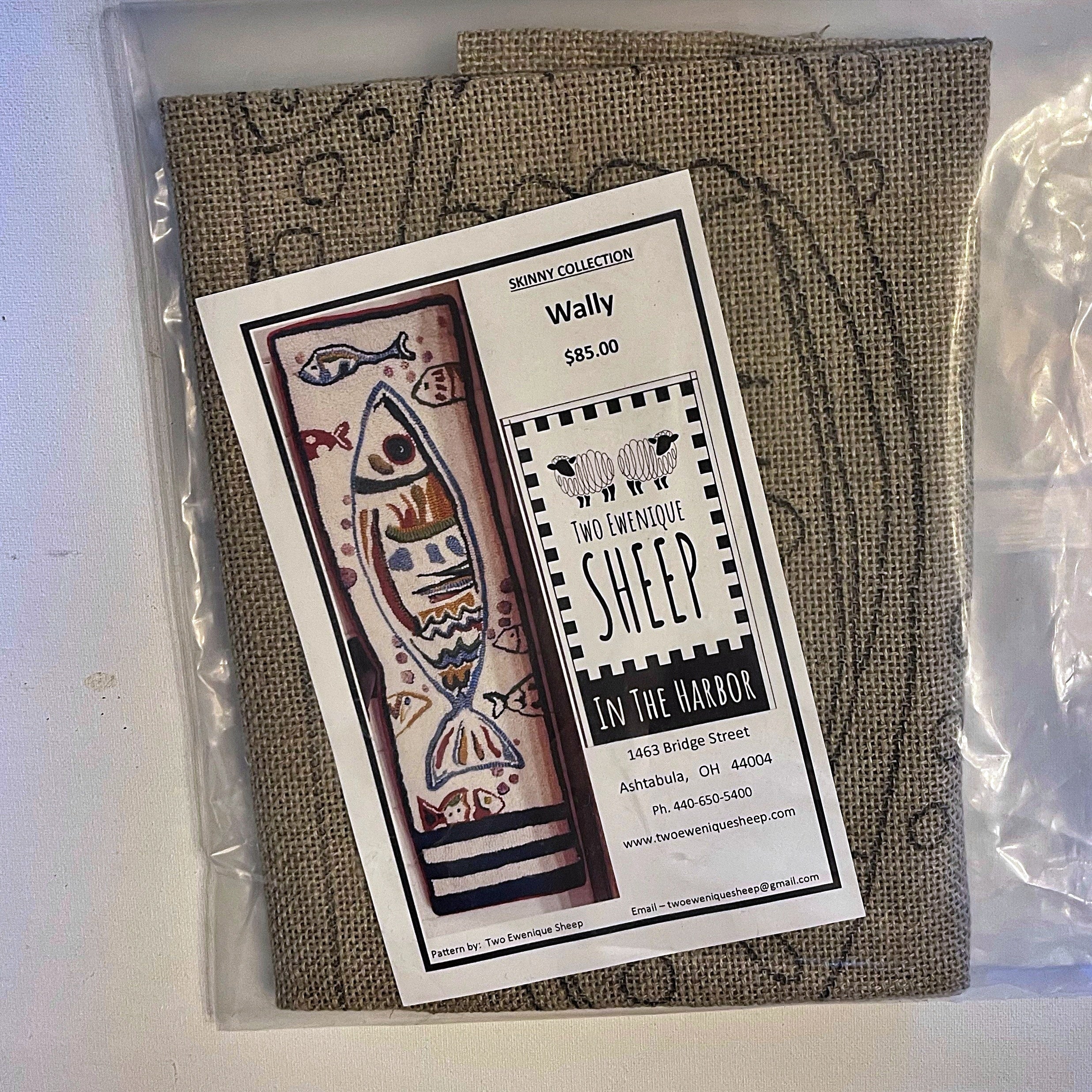 Rug Hooking Pattern: Walley (PR2148) | Honey Bee Hive Rug Hooking ...